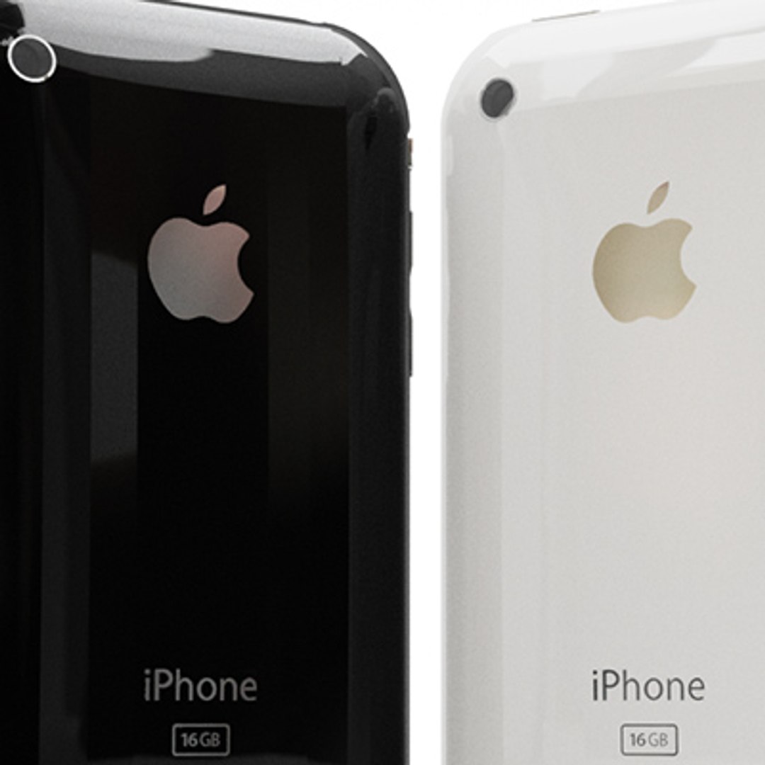 Apple Iphone 3g Cellular Phone 3d Model