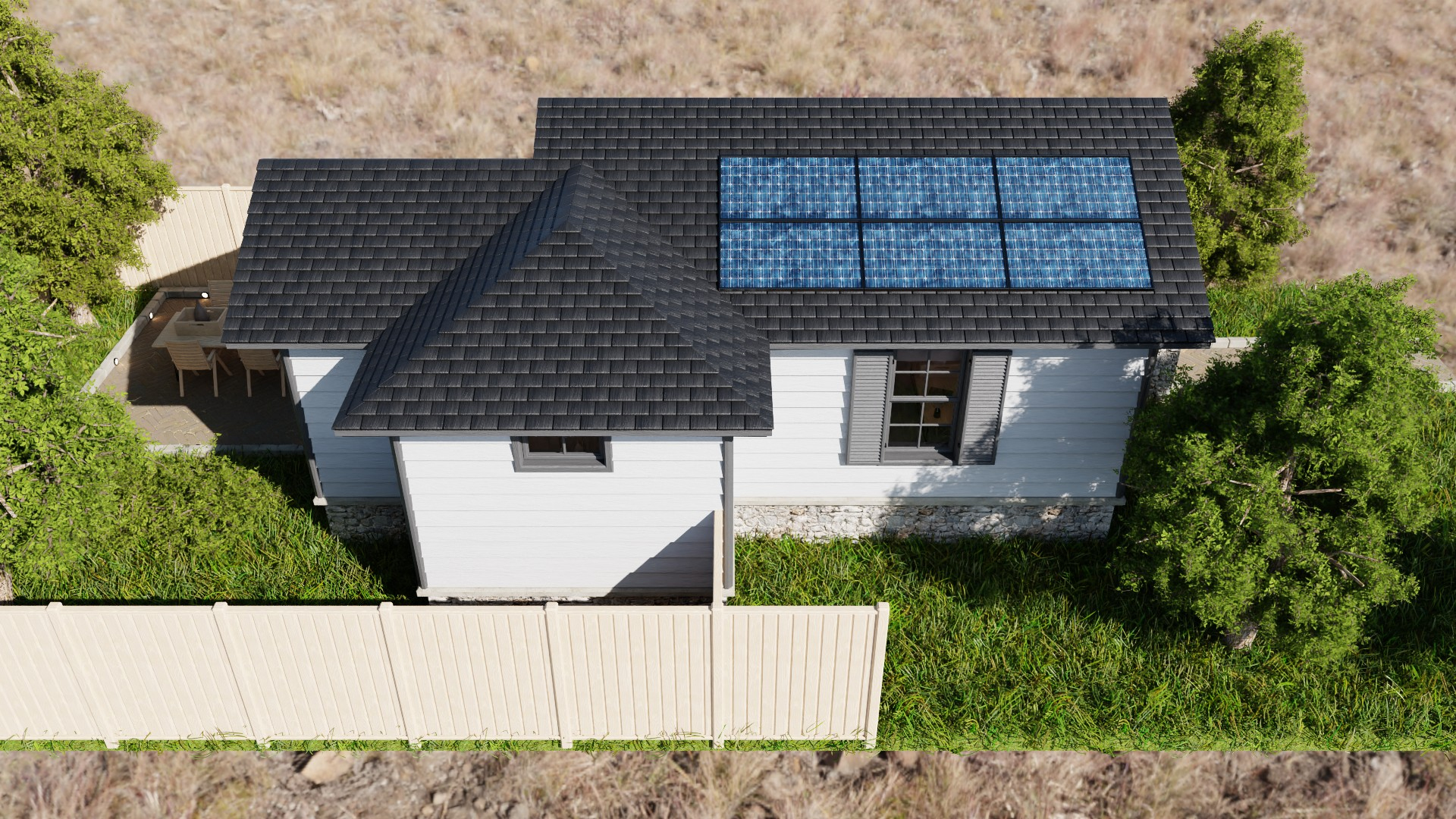 Modular Classic Style American House 1 3D - TurboSquid 2107514