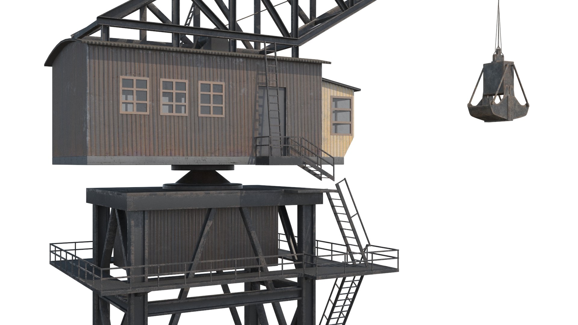 3D Dock Crane - TurboSquid 1487302