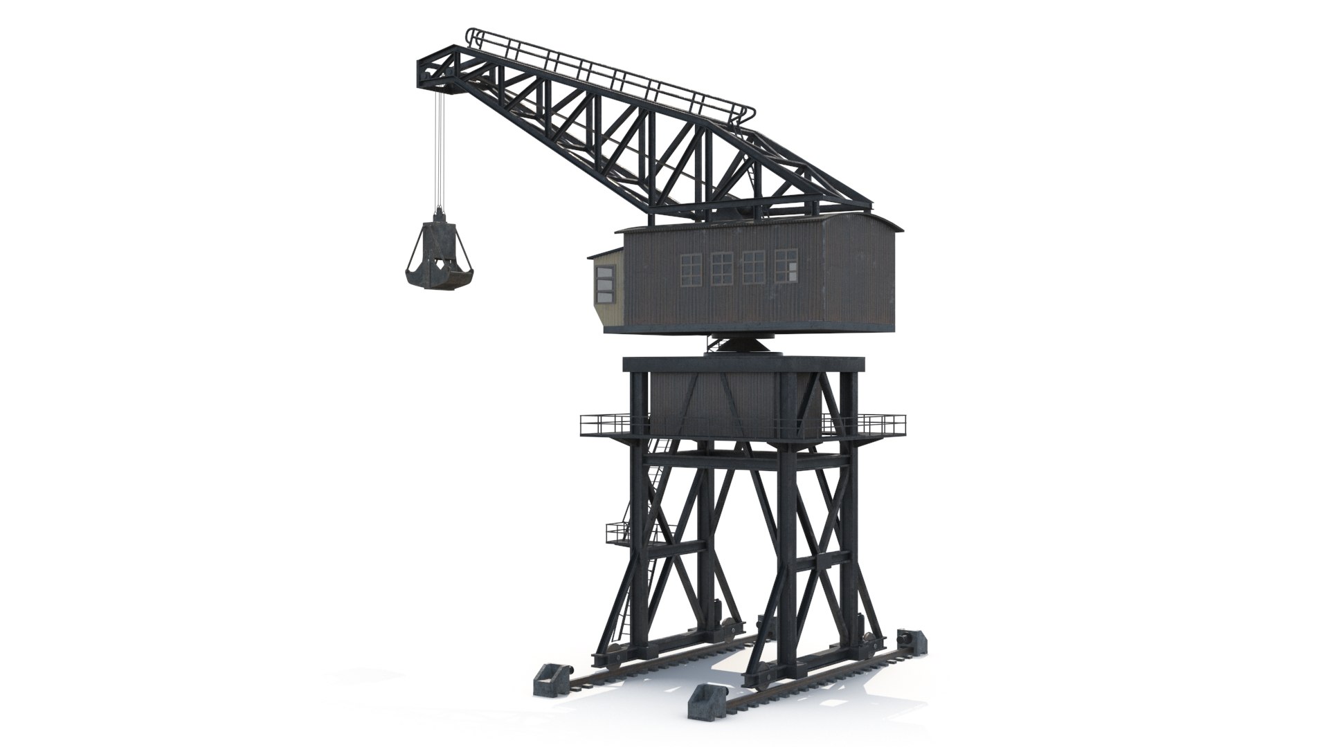 3D Dock Crane - TurboSquid 1487302