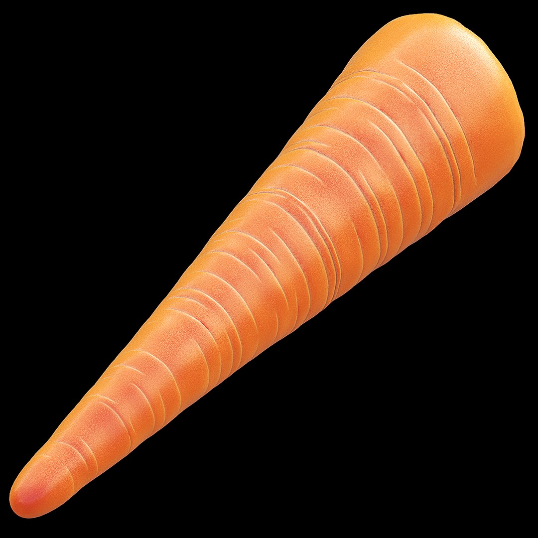 3D Realistic Carrot - TurboSquid 1230067