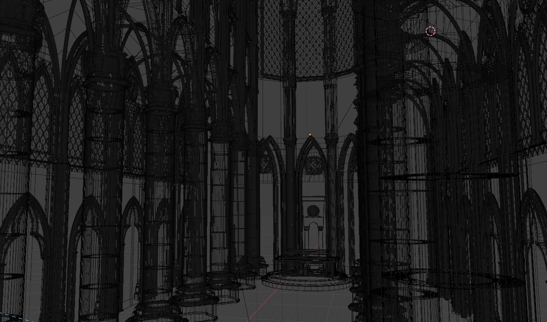 Gothic Cathedral Interior High Detail 3D Model 3D Model - TurboSquid ...