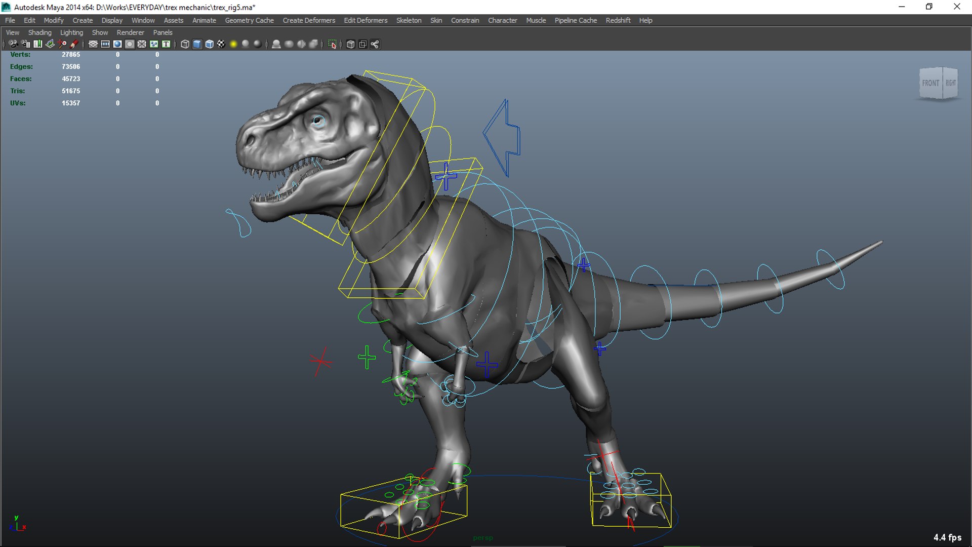 Free 3D model trex mechanic rig - TurboSquid 1182496