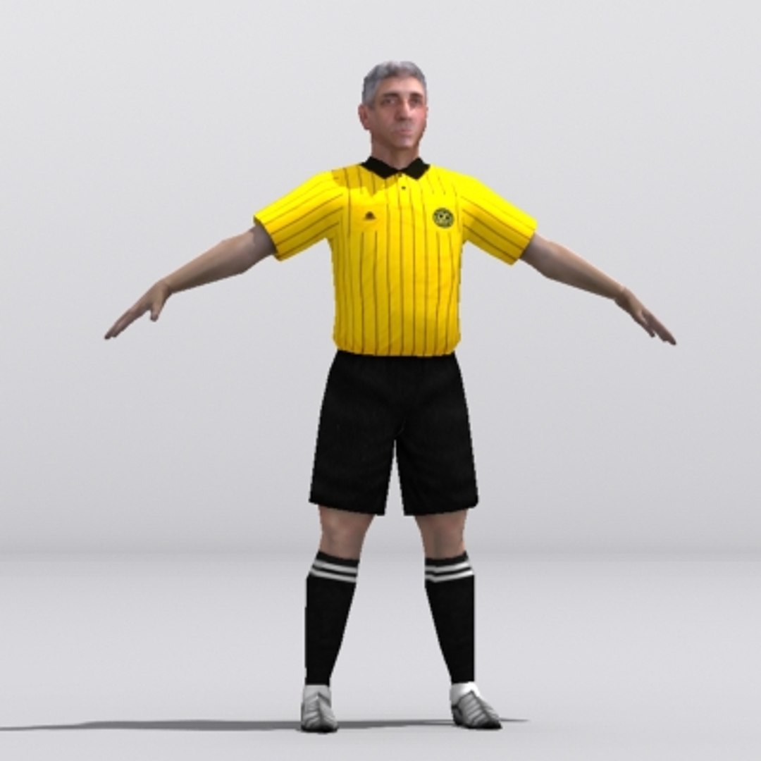 3dsmax soccer referee