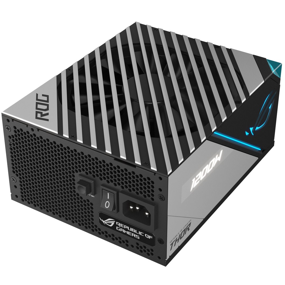 Asus ROG Thor Platinum 3D Model - TurboSquid 2004396