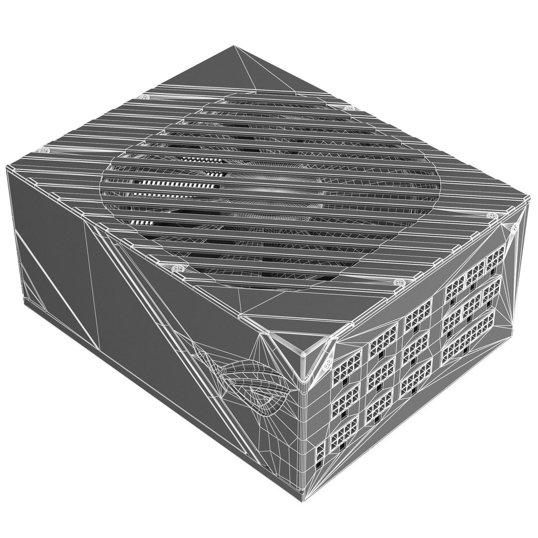 Asus ROG Thor Platinum 3D Model - TurboSquid 2004396