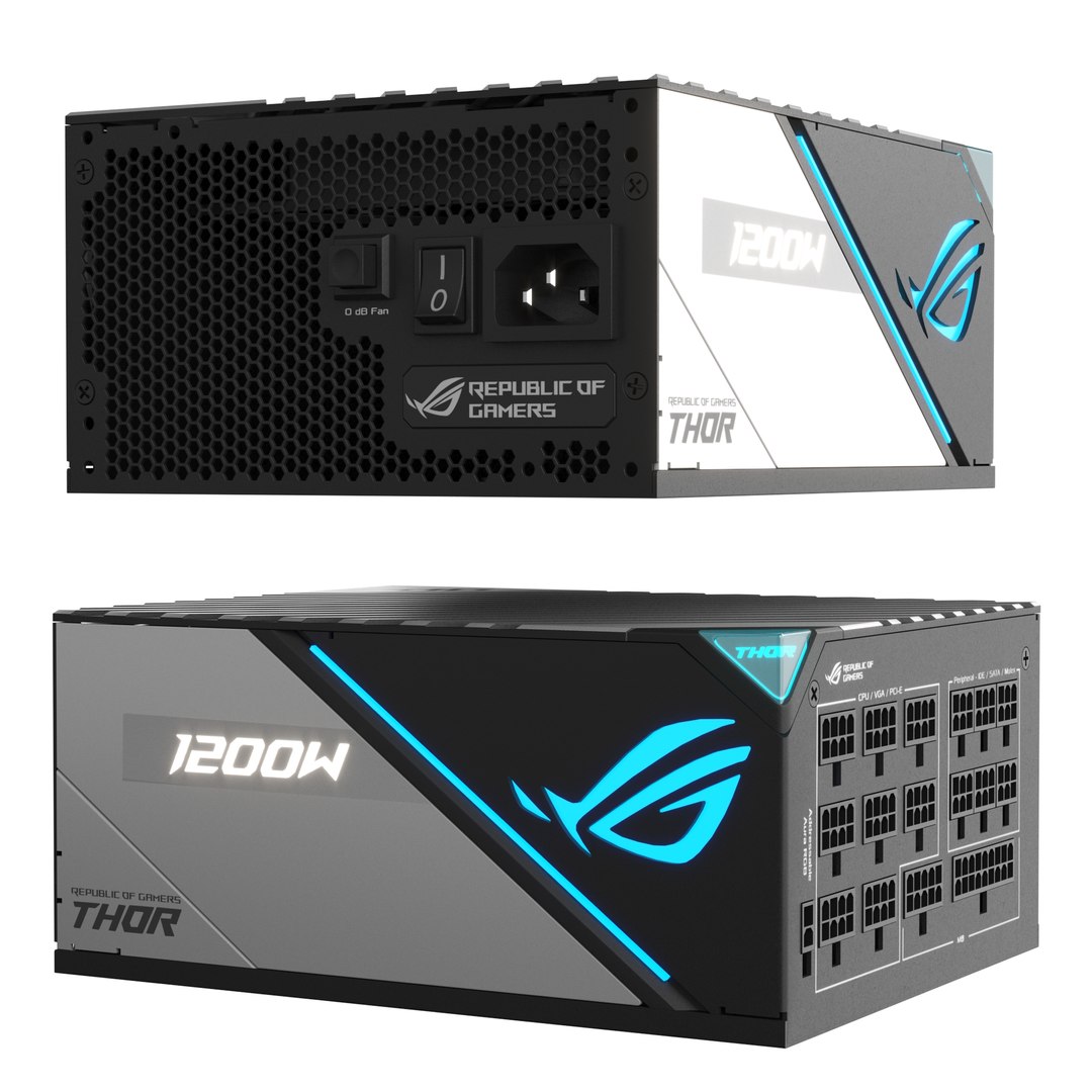 Asus ROG Thor Platinum 3D Model - TurboSquid 2004396