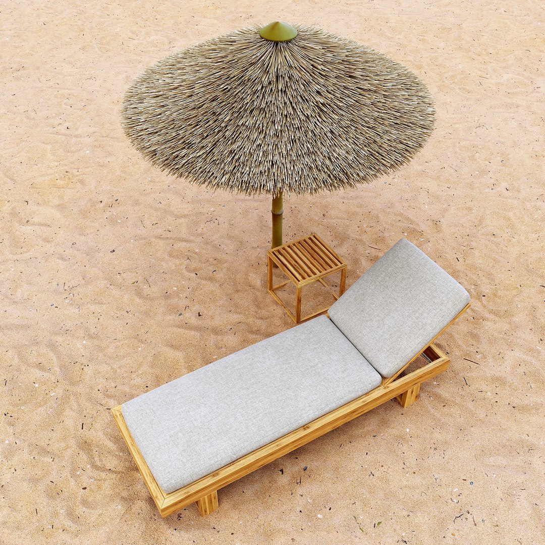 3D Model Beach Set - TurboSquid 1888488