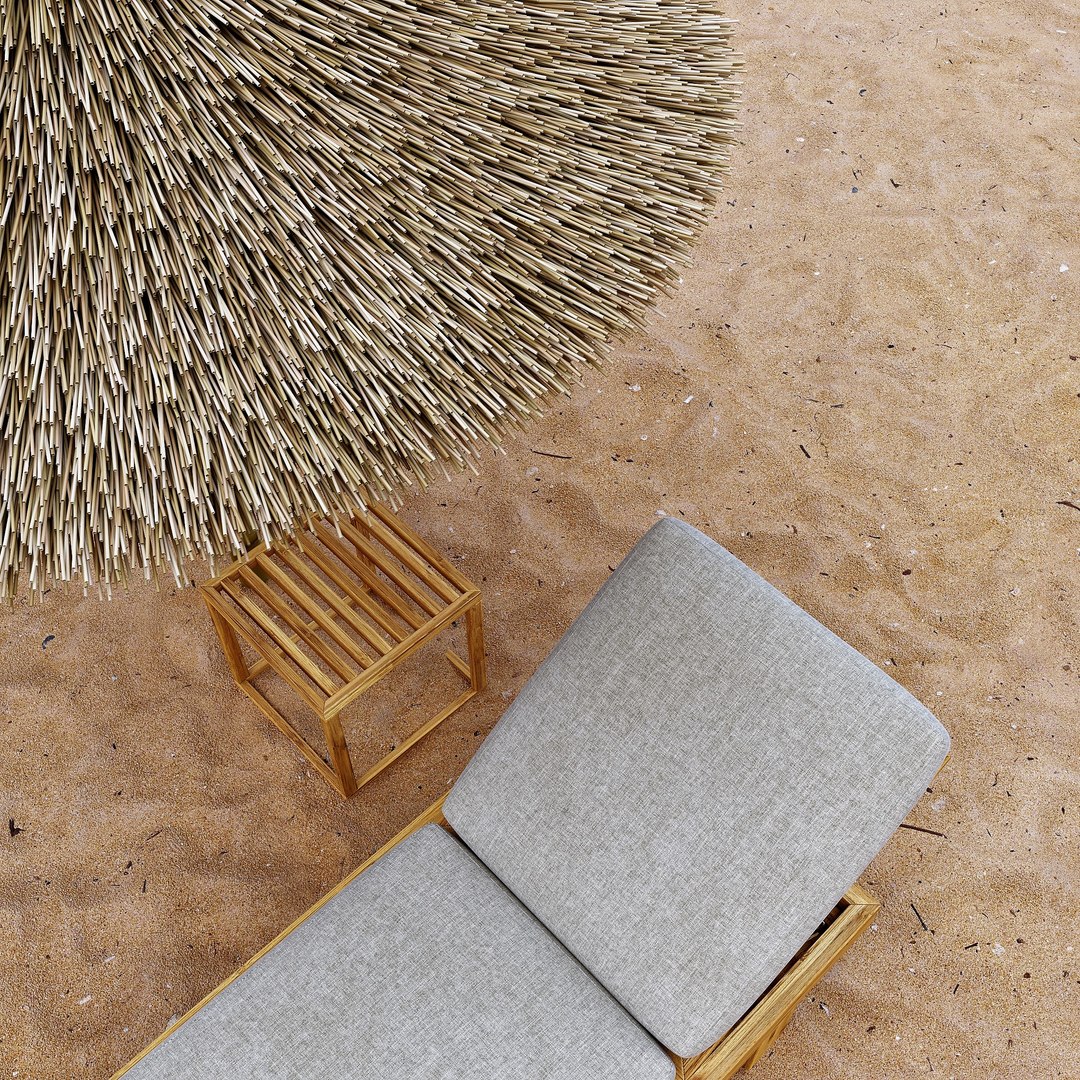 3D Model Beach Set - TurboSquid 1888488