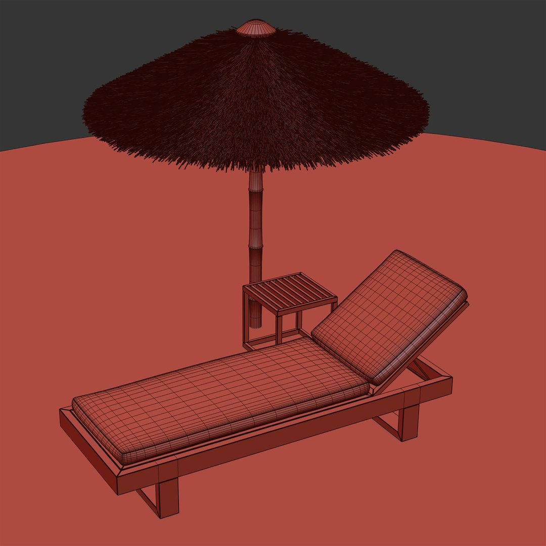 3D Model Beach Set - TurboSquid 1888488