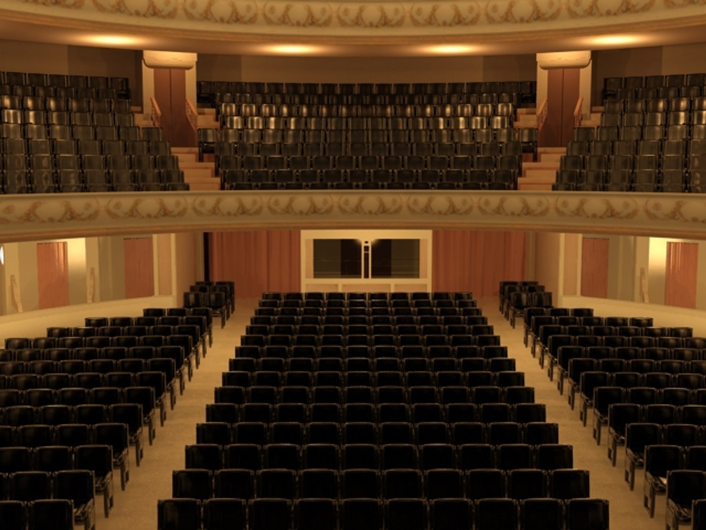 Opera Theater 3d Model