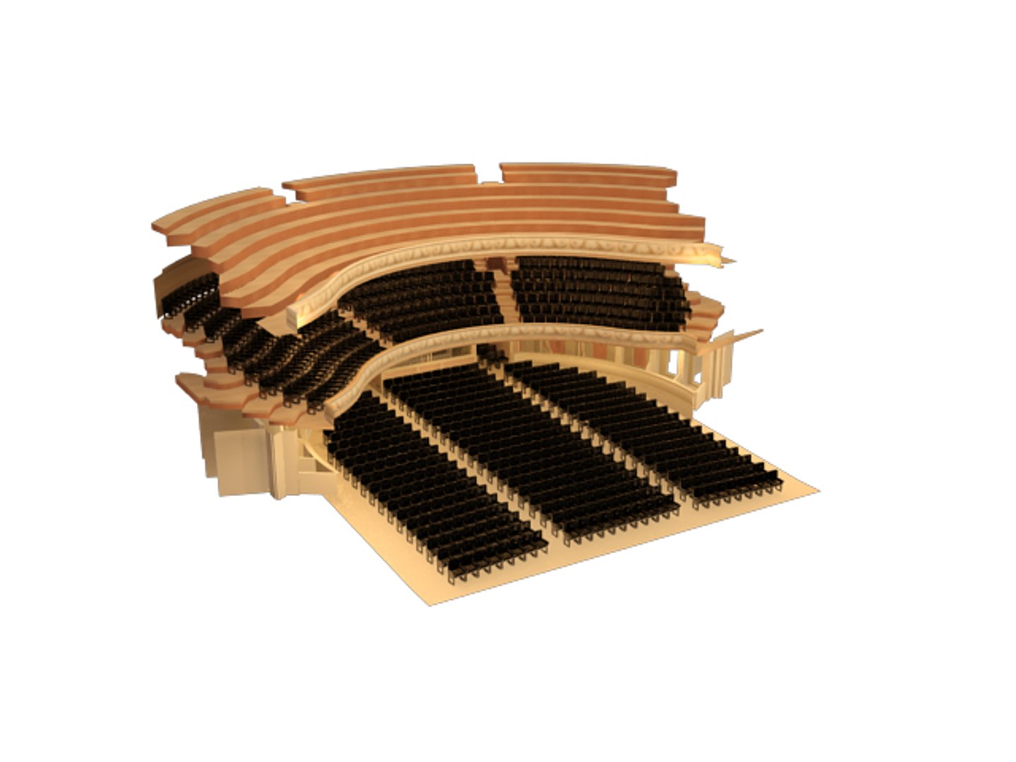Opera Theater 3d Model