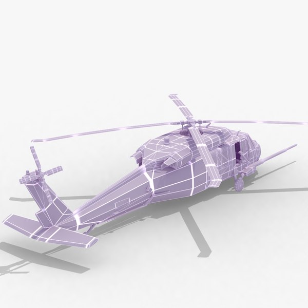 3d pavehawk helicopter model