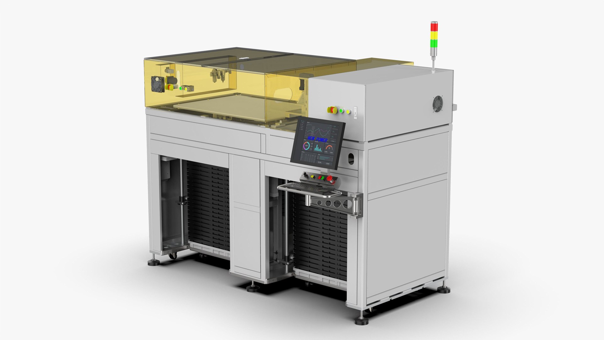 3D Automatic Light Guide Plate Handling Machine Model - TurboSquid 2259241