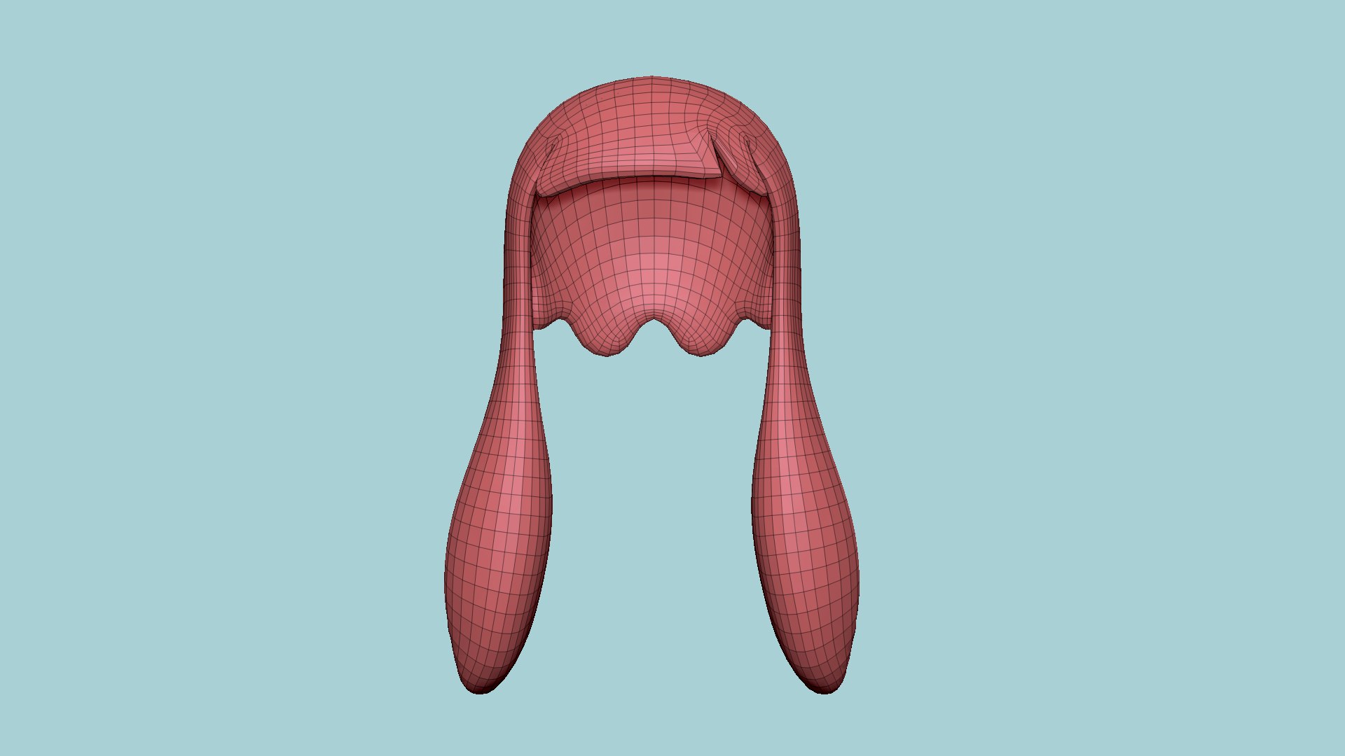 Inkling Hair 07 Orange - Splatoon Character Design Model - TurboSquid ...