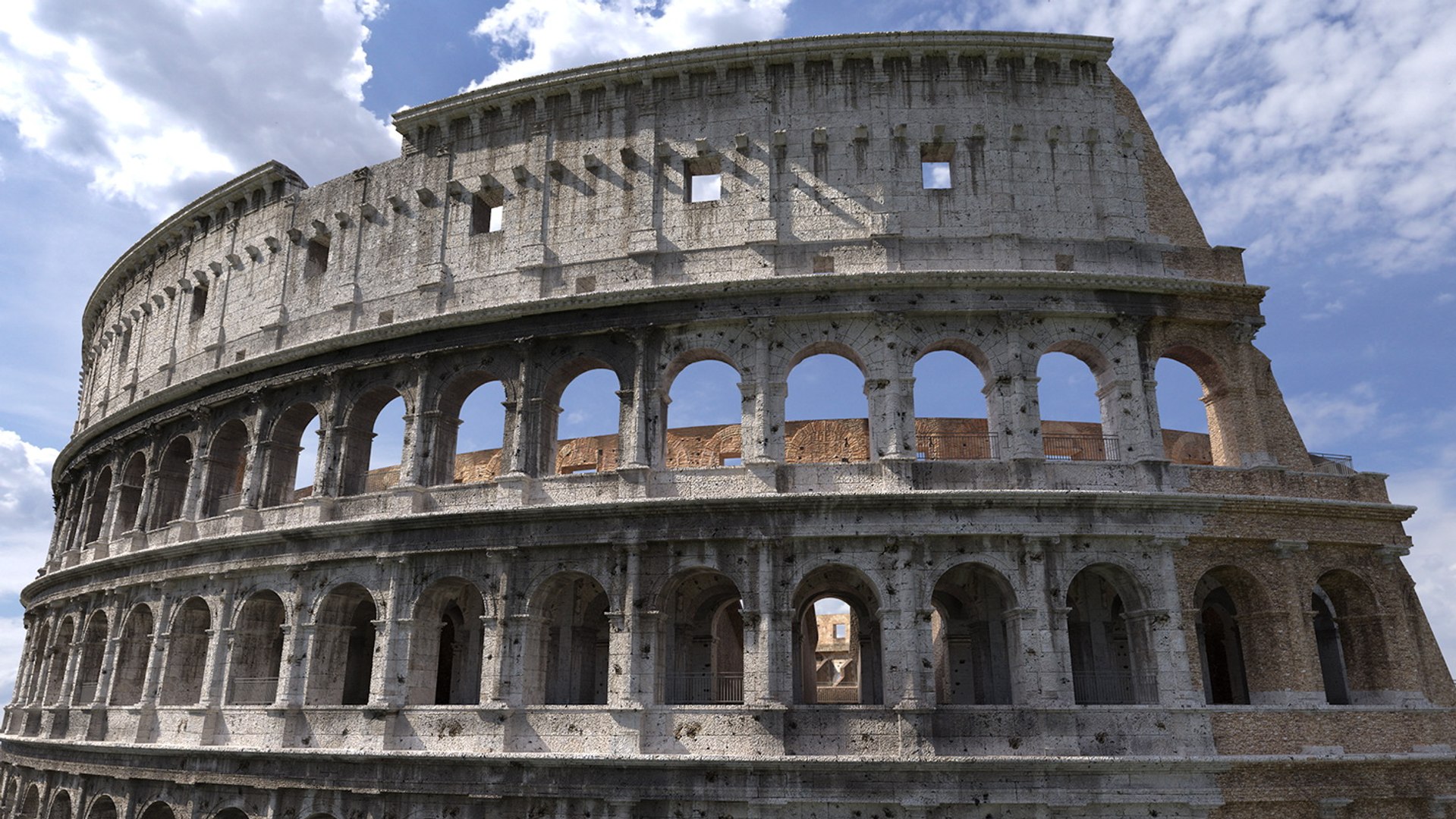 Ancient wall arches 3D - TurboSquid 1358196