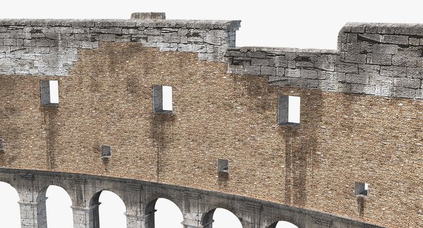 Ancient wall arches 3D - TurboSquid 1358196