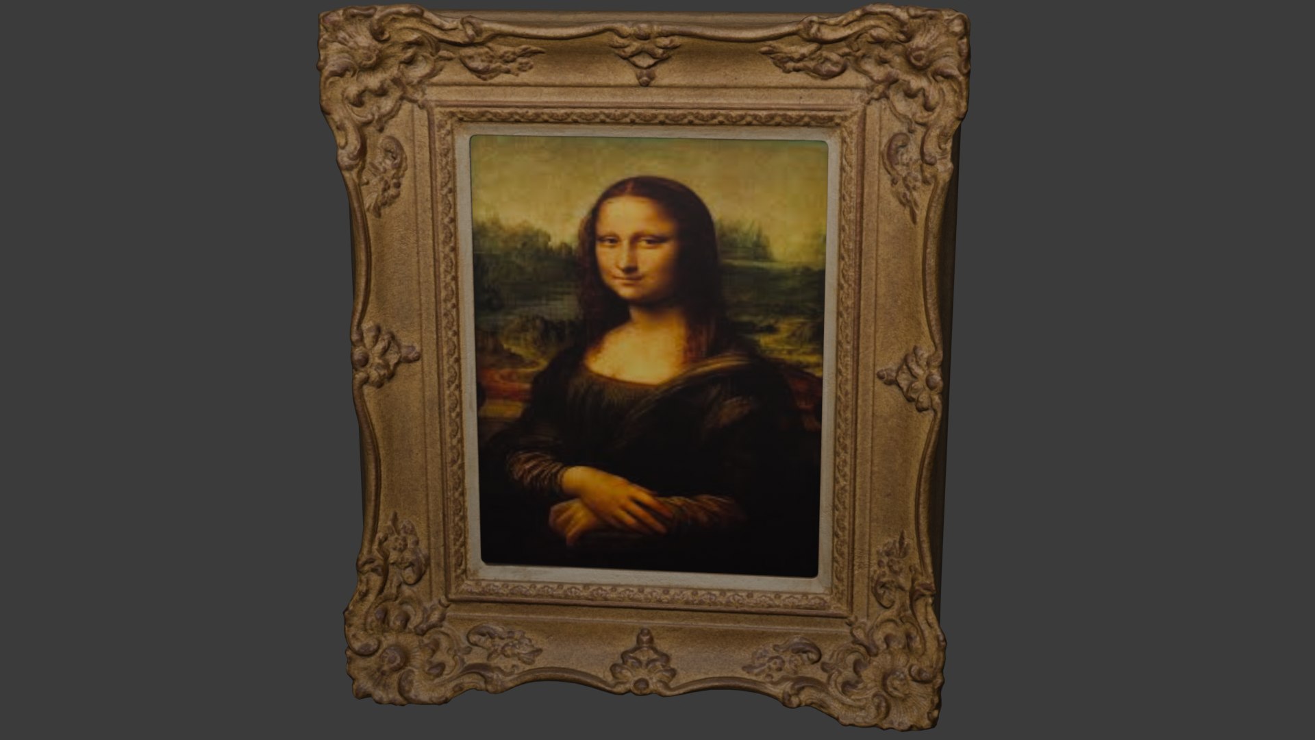 The Mona Lisa 3D Model - TurboSquid 2473252
