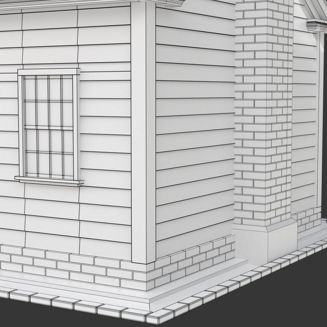 3D house school model - TurboSquid 1234728