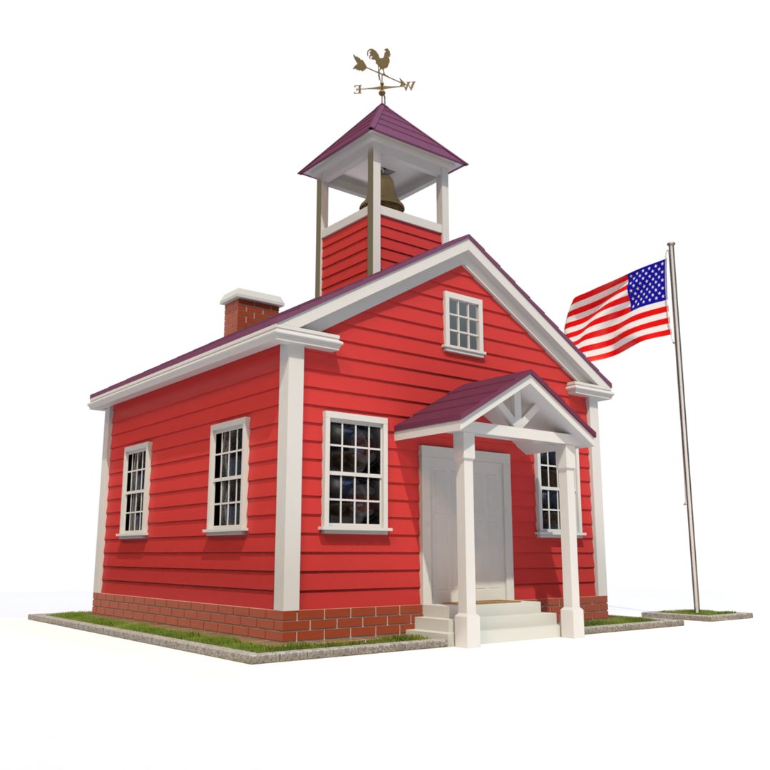 3D House School Model - TurboSquid 1234728