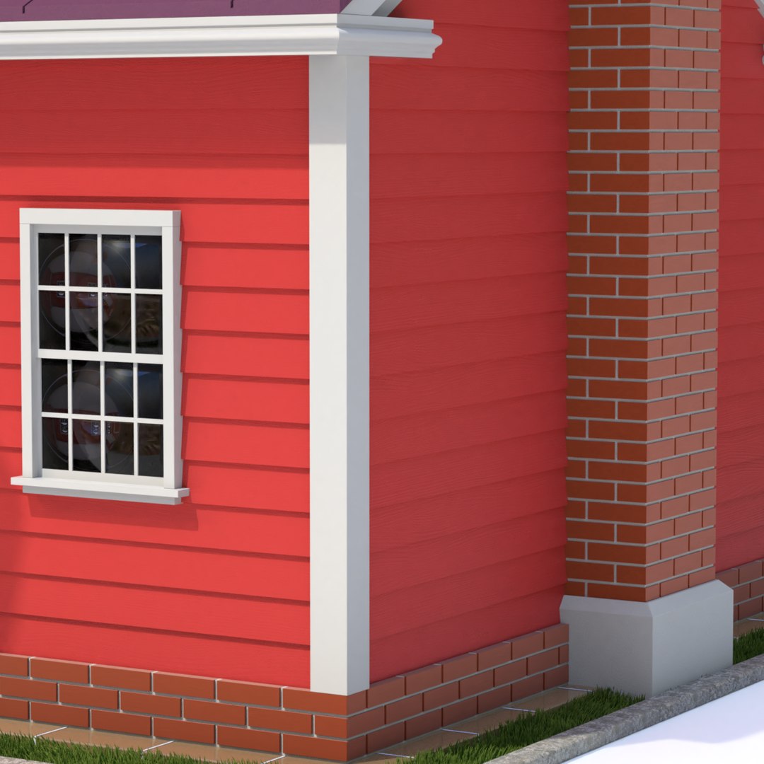 3D House School Model - TurboSquid 1234728
