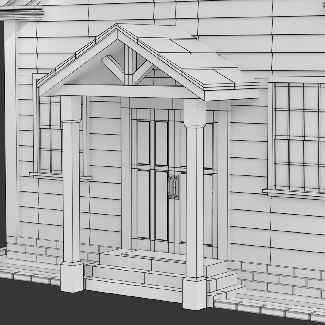 3D house school model - TurboSquid 1234728