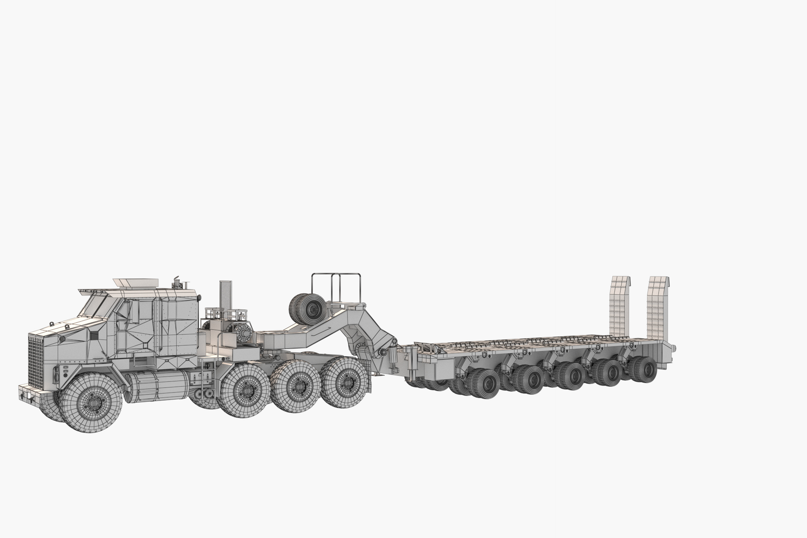Oshkosh M1070 Truck M1000 3D Model - TurboSquid 1621679