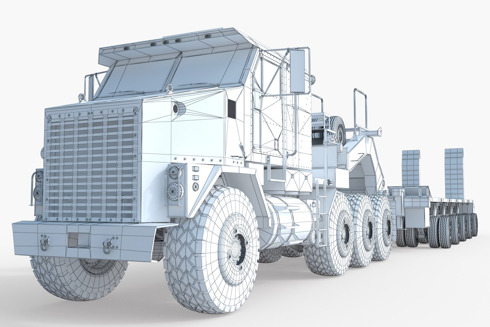 Oshkosh M1070 Truck M1000 3D Model - TurboSquid 1621679