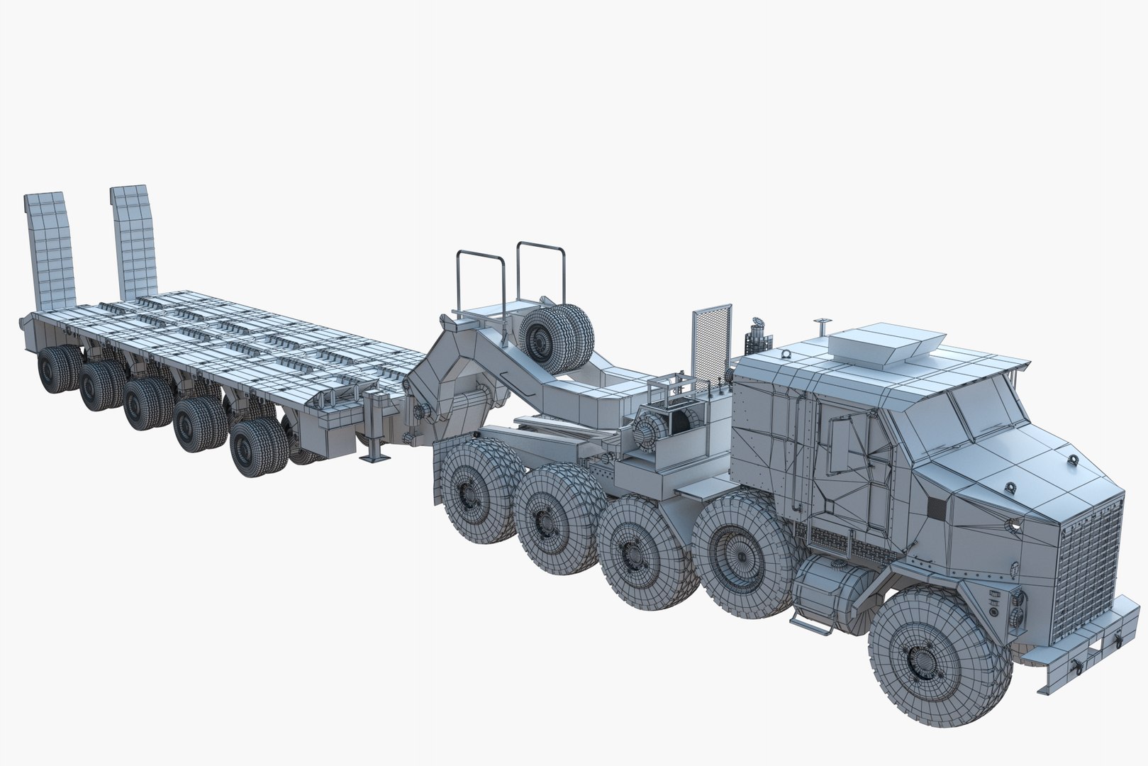Oshkosh M1070 Truck M1000 3D Model - TurboSquid 1621679