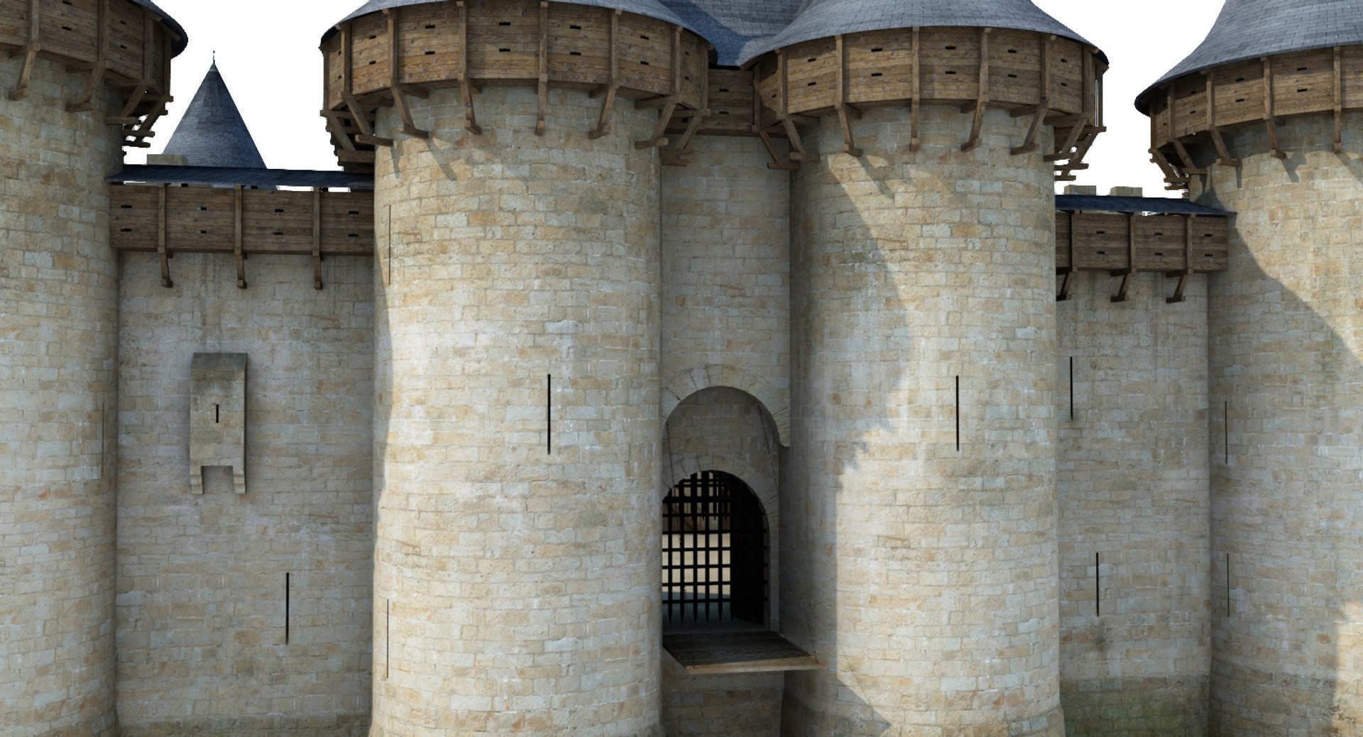 3D Castle Medieval Model - TurboSquid 1174509