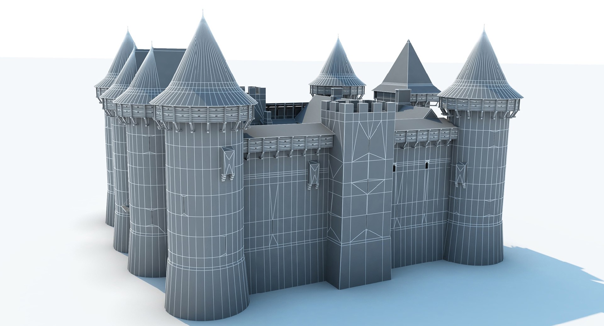 3D Castle Medieval Model - TurboSquid 1174509
