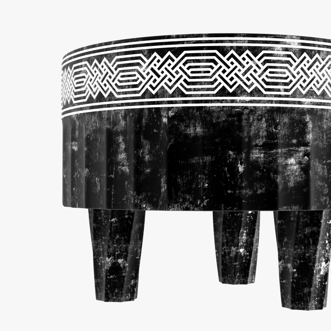 3D Table Morrocan Inspired Carved - TurboSquid 1211572