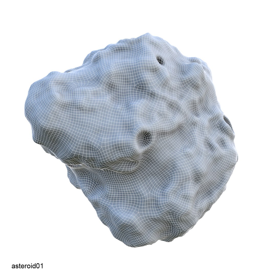 3d asteroids res details
