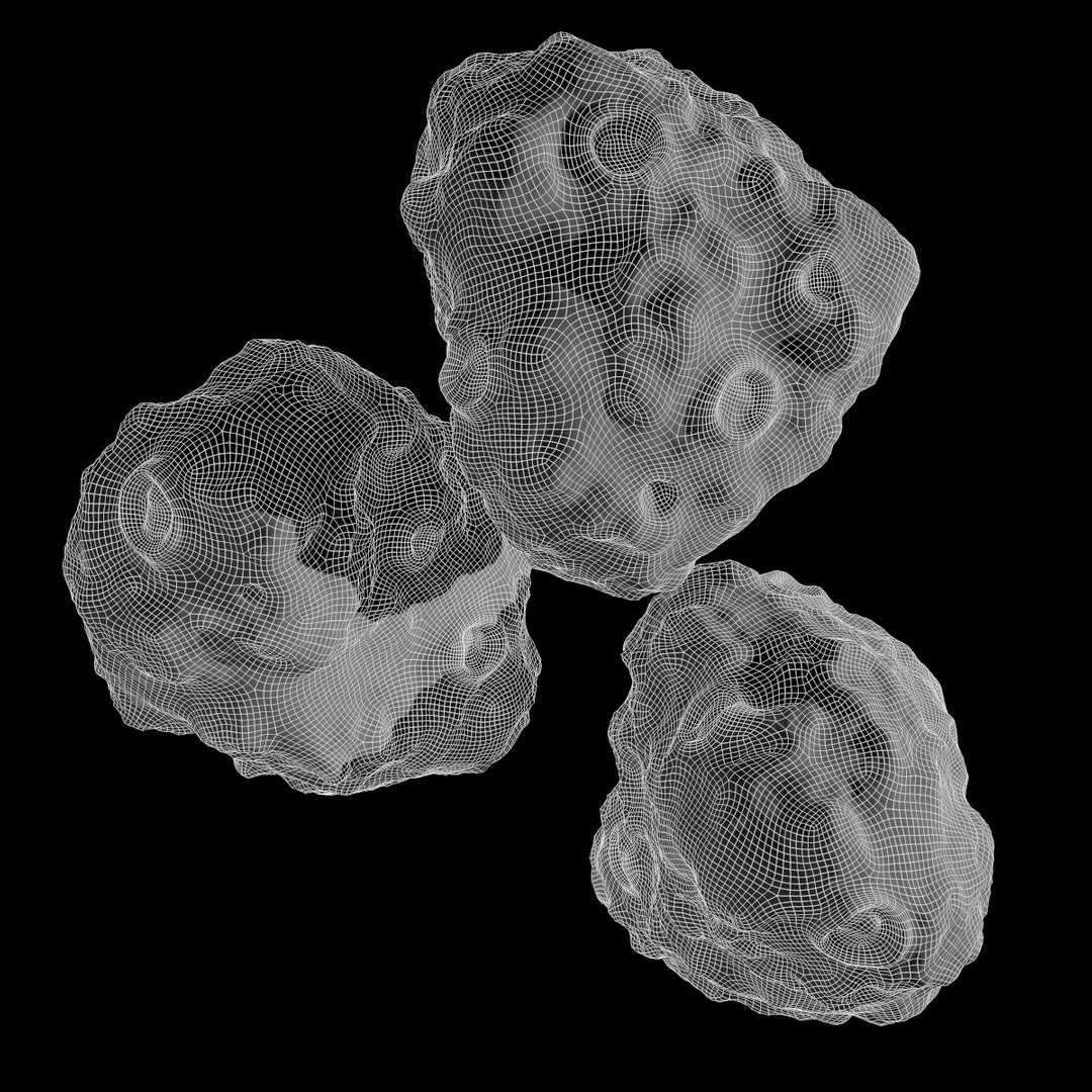 3d asteroids res details