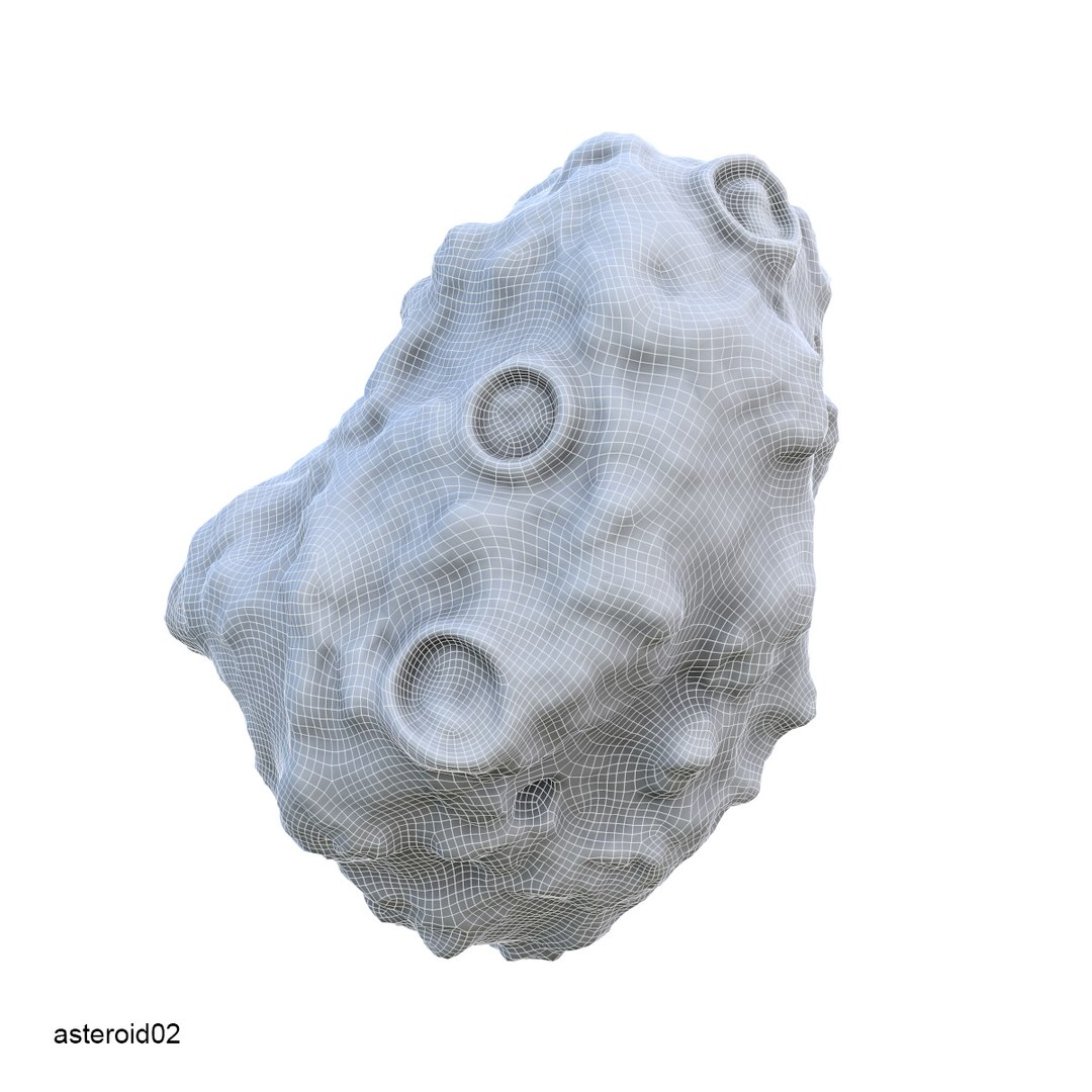 3d asteroids res details