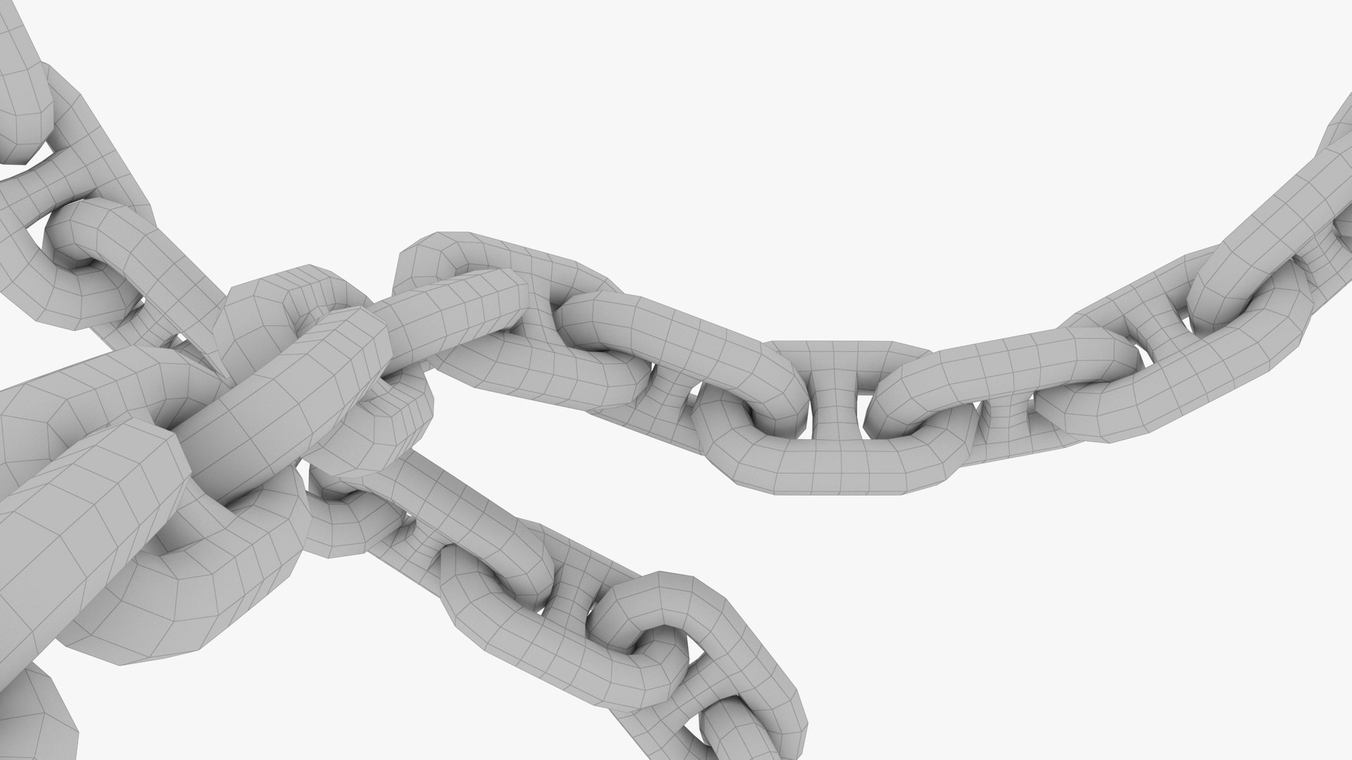 3D Anchor With Chain Segment V1 - TurboSquid 2060438