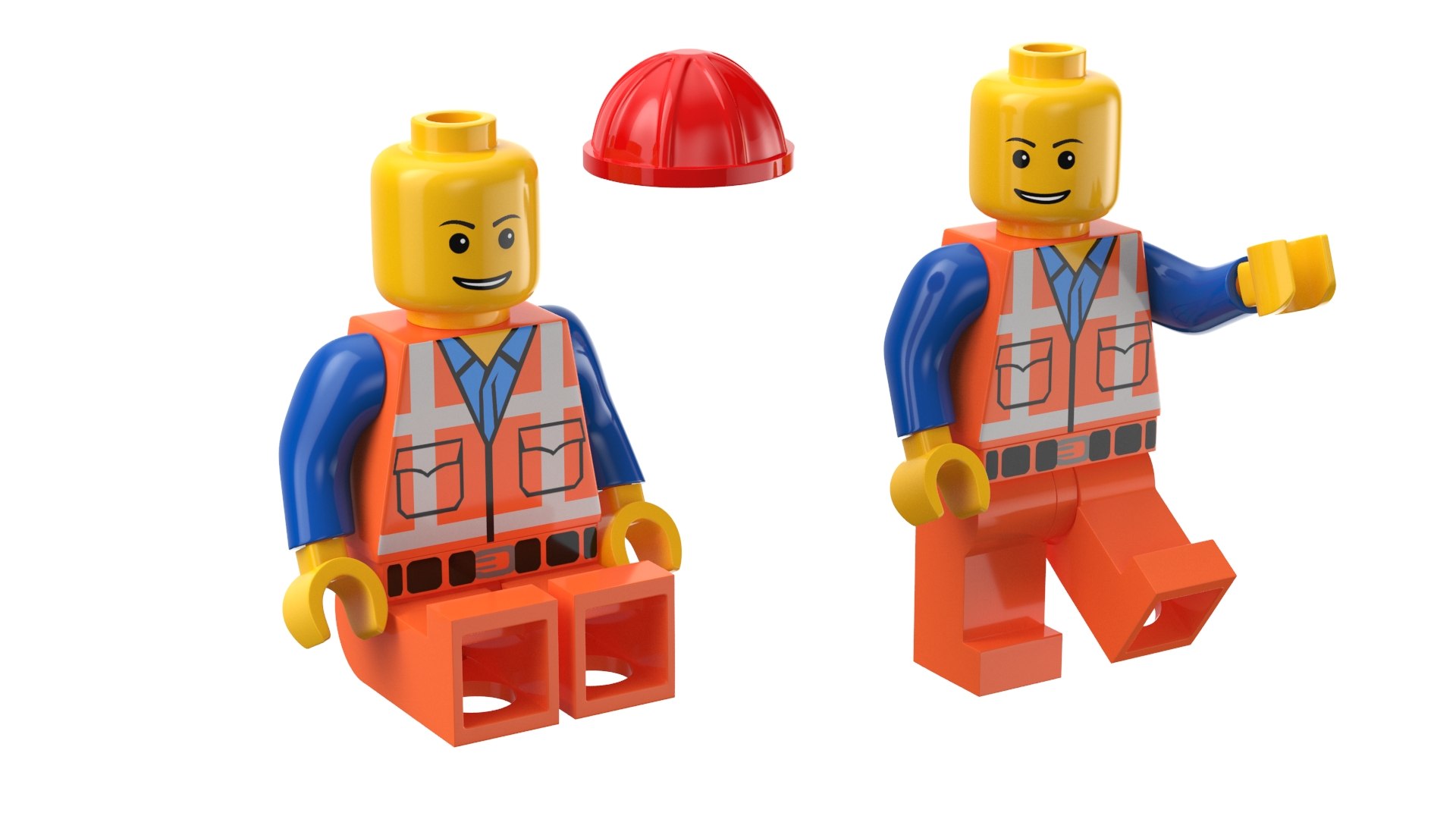 Real Lego Man 3D Model - TurboSquid 1593182