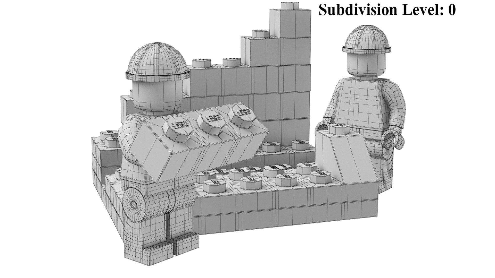 Real Lego Man 3D Model - TurboSquid 1593182