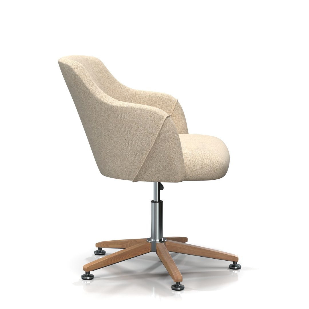 3D Edna Desk Chair PBR - TurboSquid 2236667