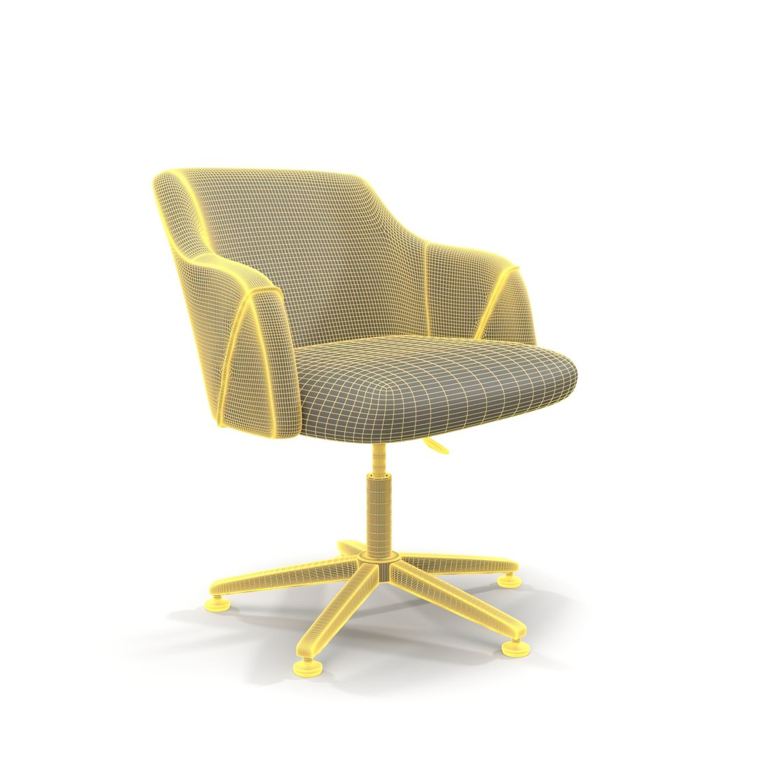 3D Edna Desk Chair PBR - TurboSquid 2236667