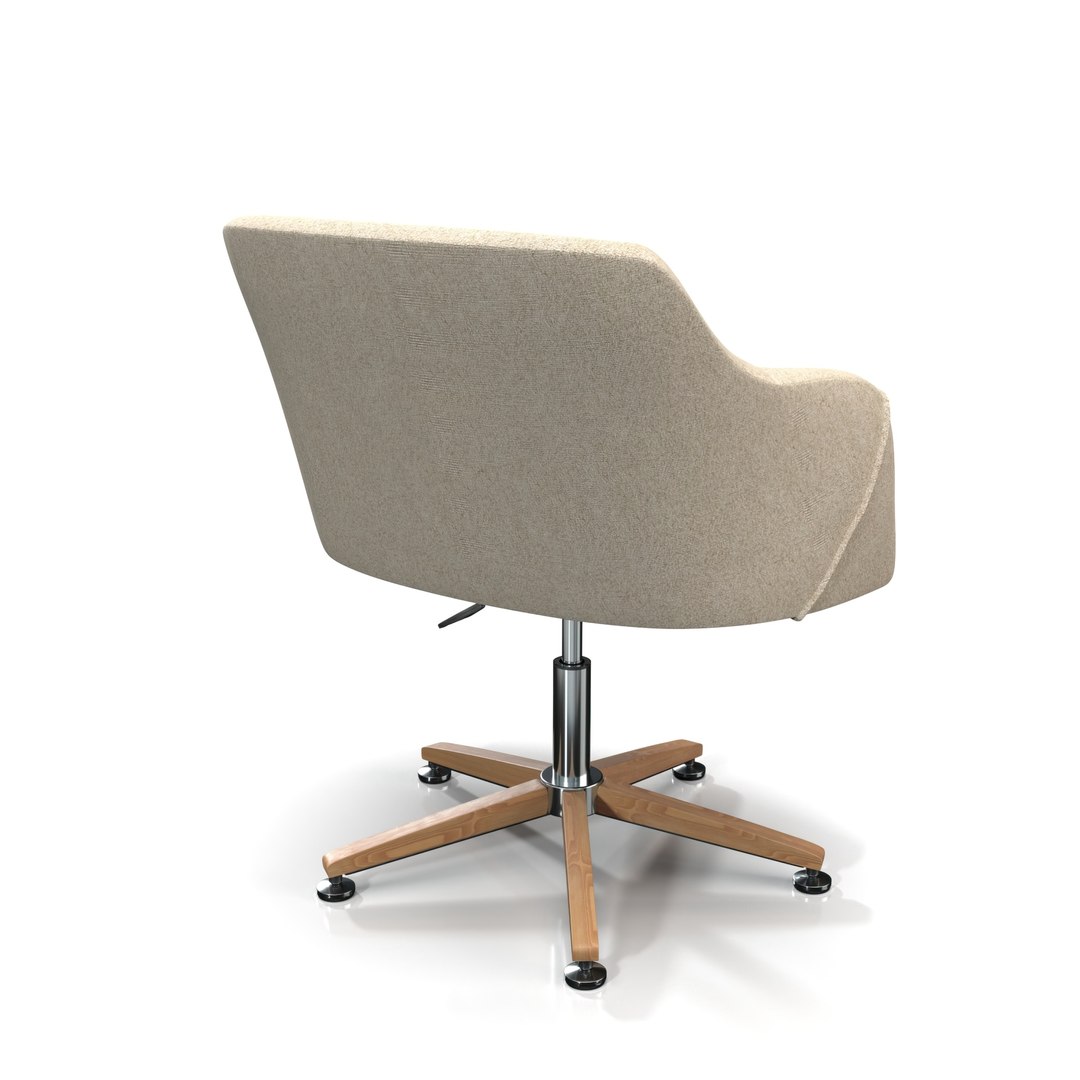 3D Edna Desk Chair PBR - TurboSquid 2236667
