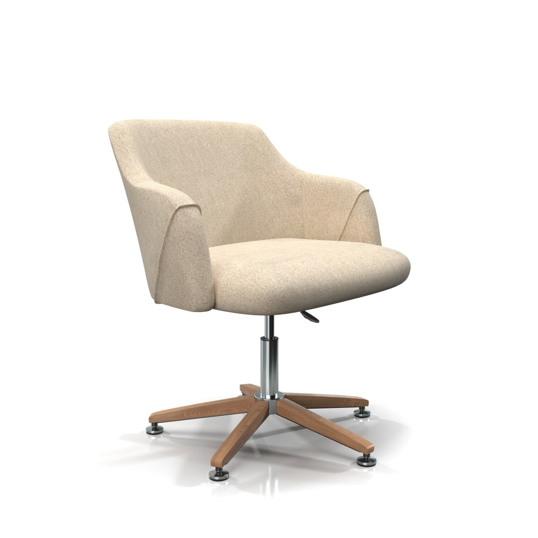 3D Edna Desk Chair PBR - TurboSquid 2236667