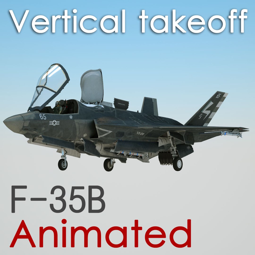 3d Model F-35b Jdam