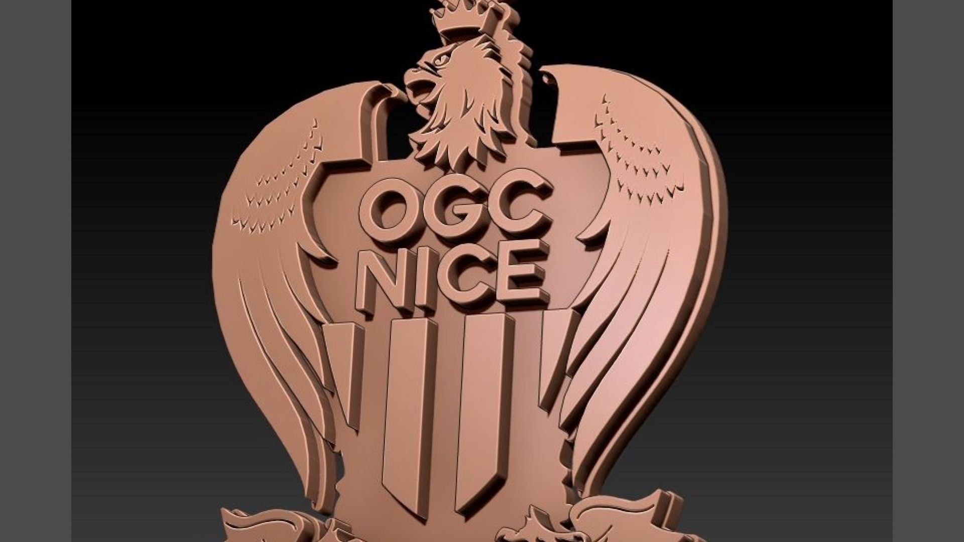 OGC Nice Logo Team Printable And Renderable Keychan 3D Model ...