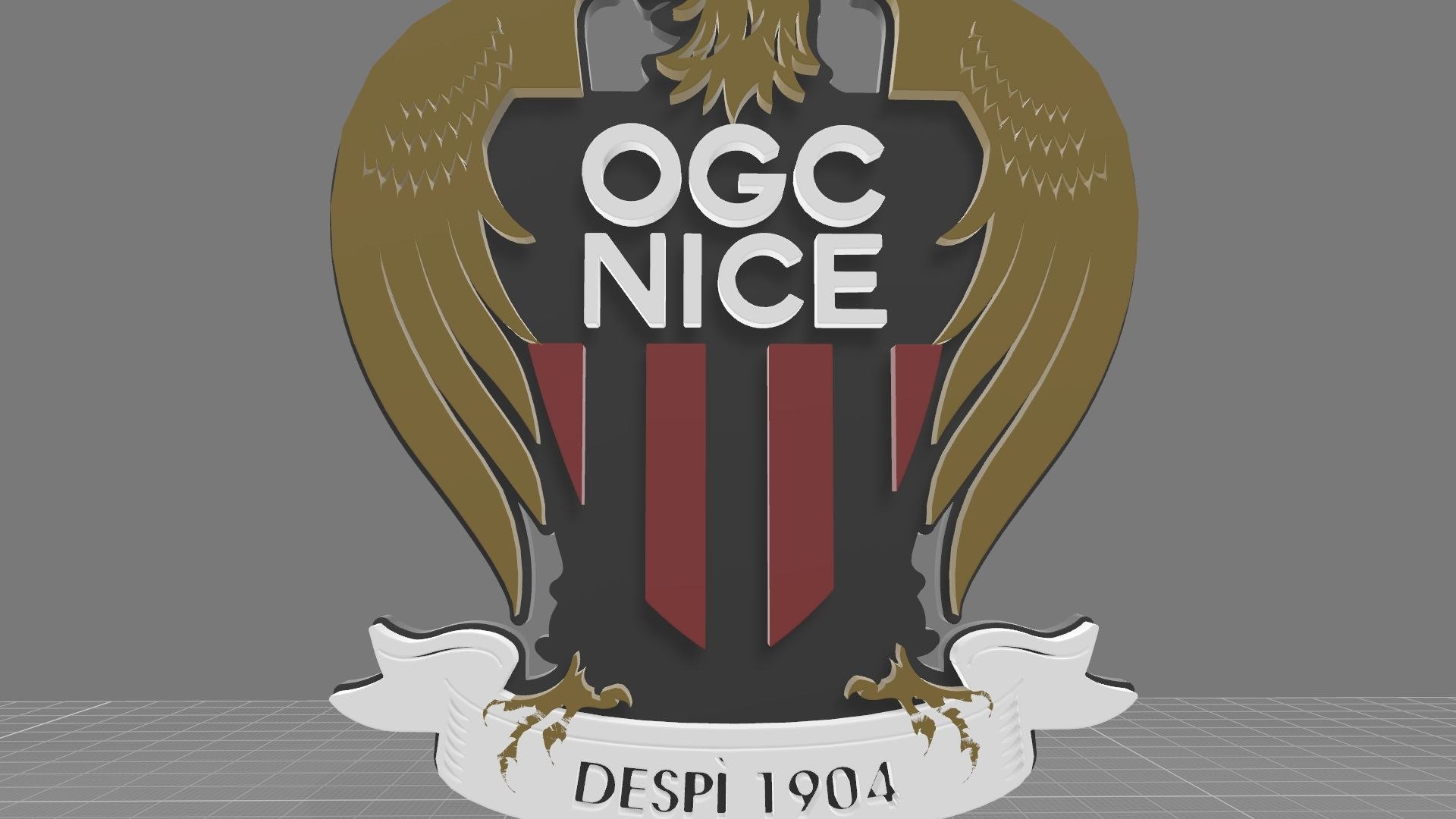 OGC Nice Logo Team Printable And Renderable Keychan 3D Model - TurboSquid 2227126