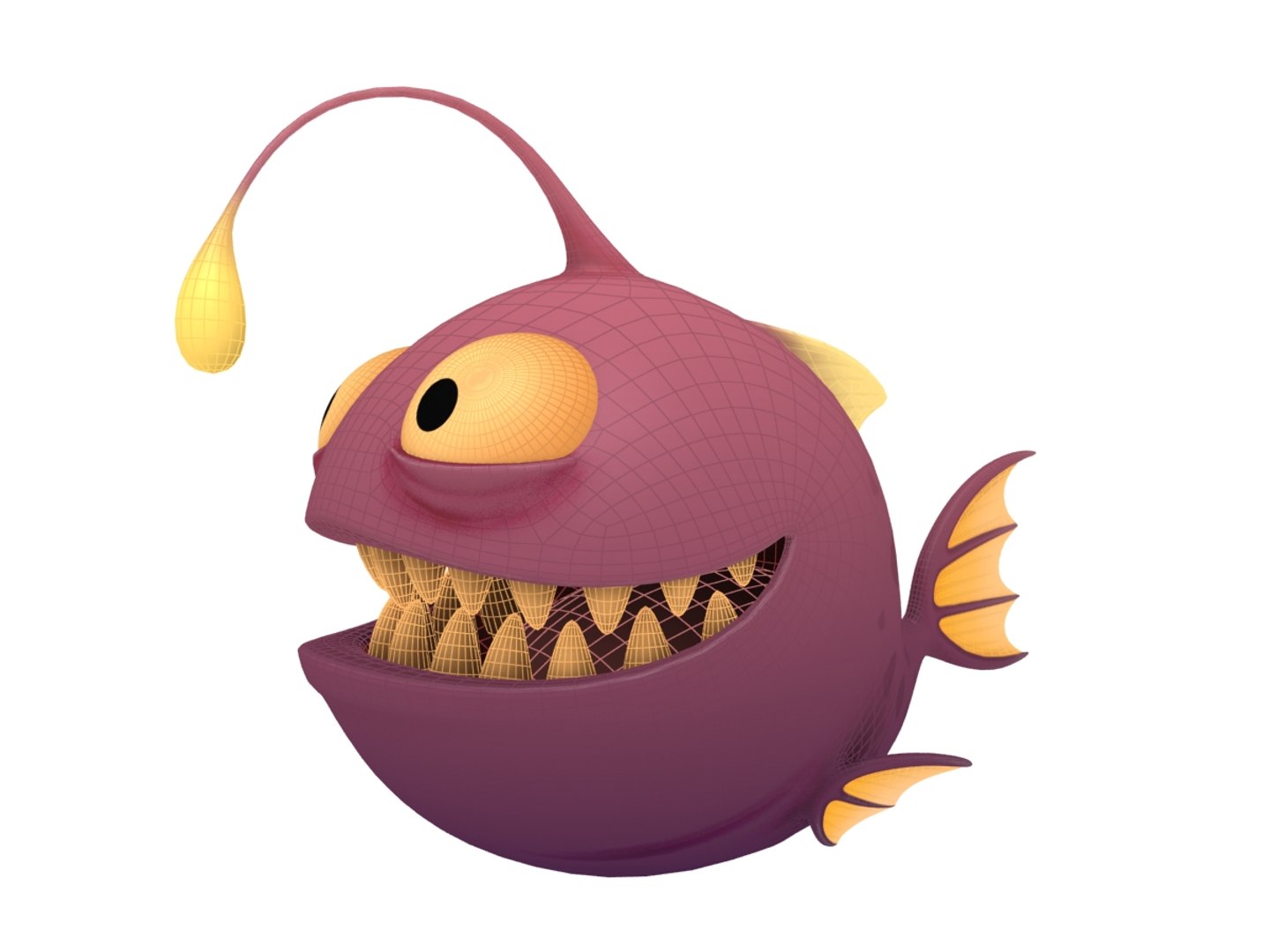 Angler Fish 3D Model - TurboSquid 1388117