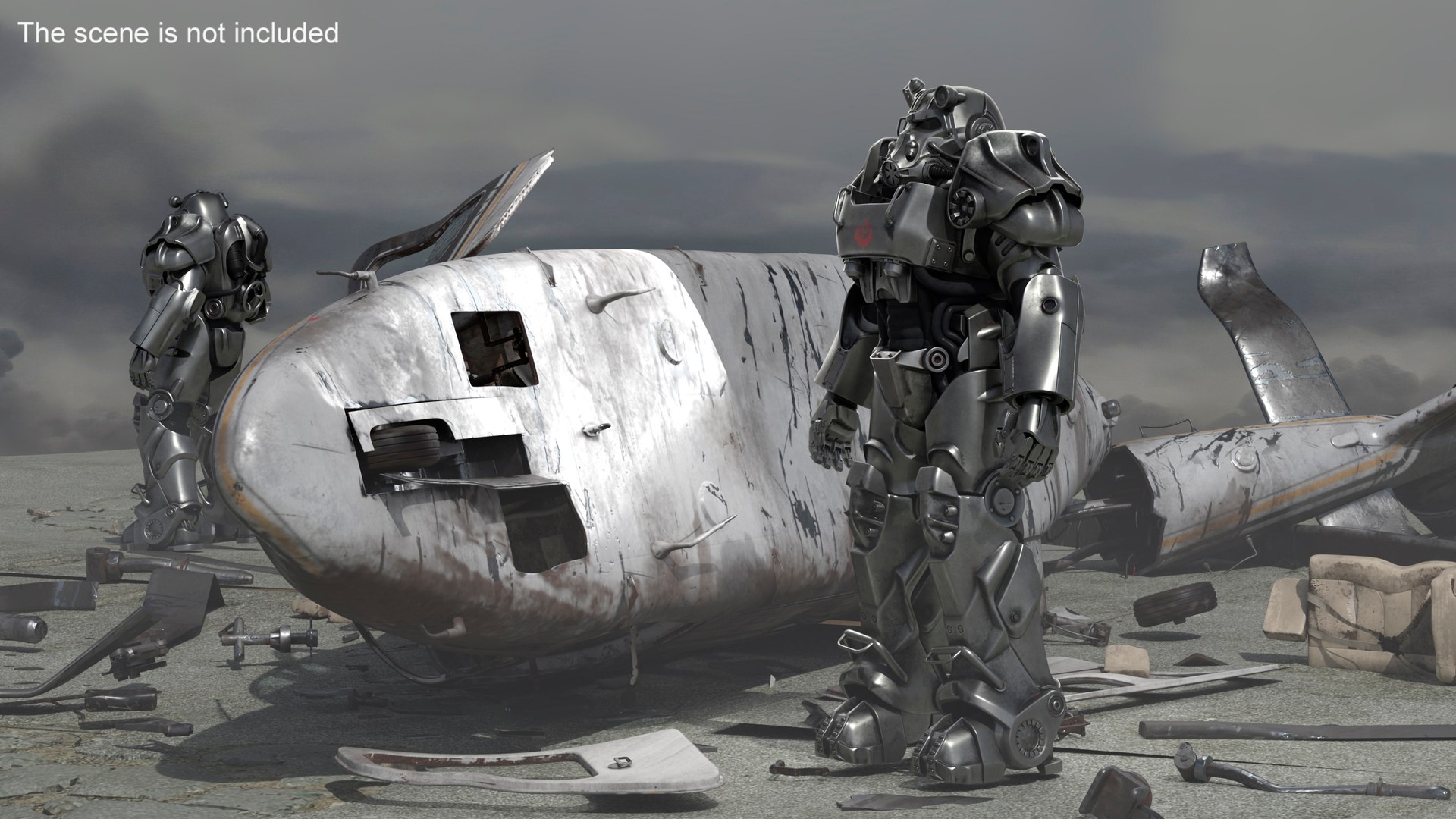 Fallout Power Armor T 60 With Rifle For 3D Print 3D Model - TurboSquid ...