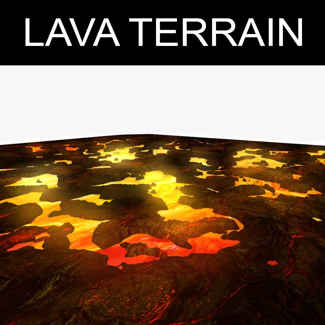 3D Model Lava Terrain - TurboSquid 1340671