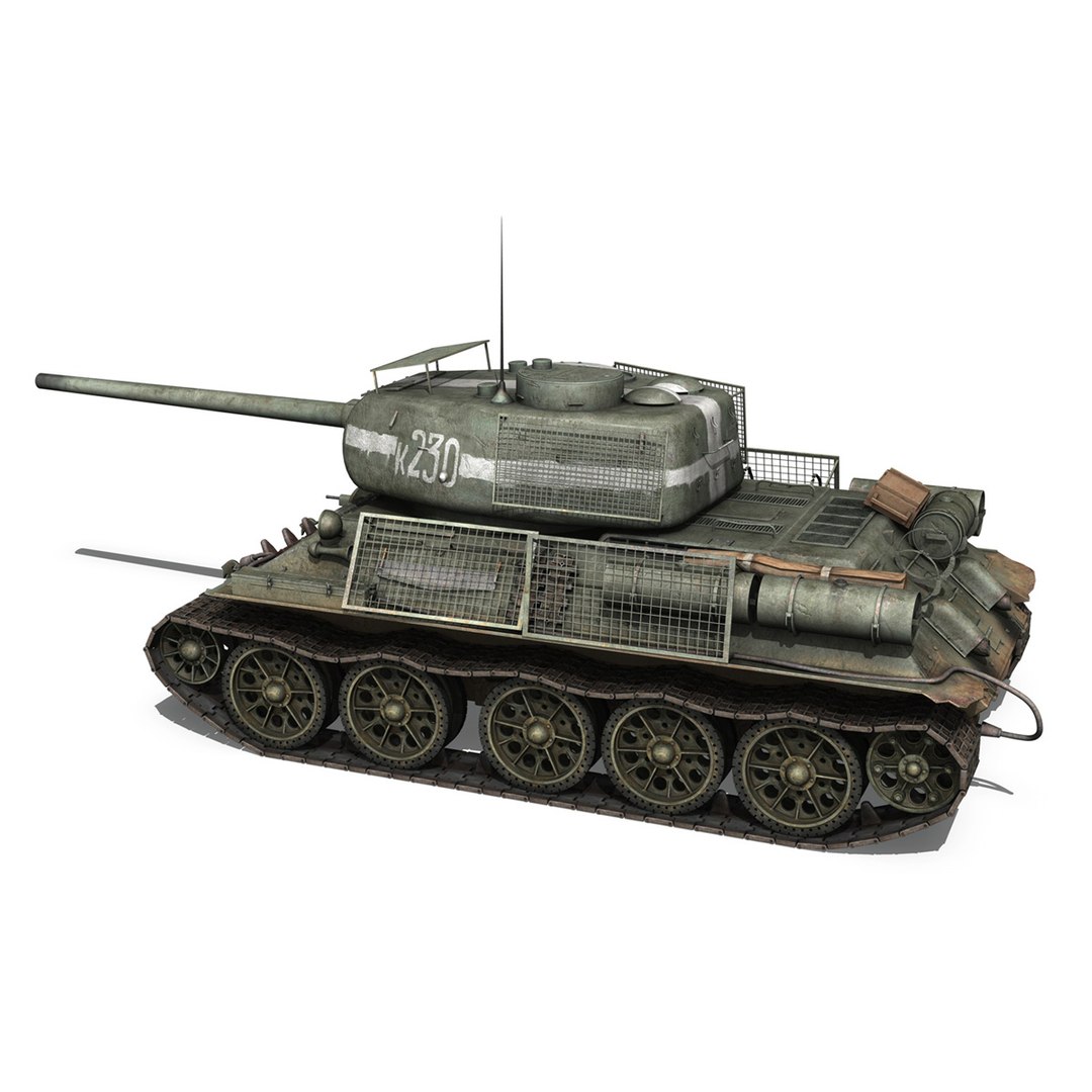 T-34 85 - Soviet 3d Model