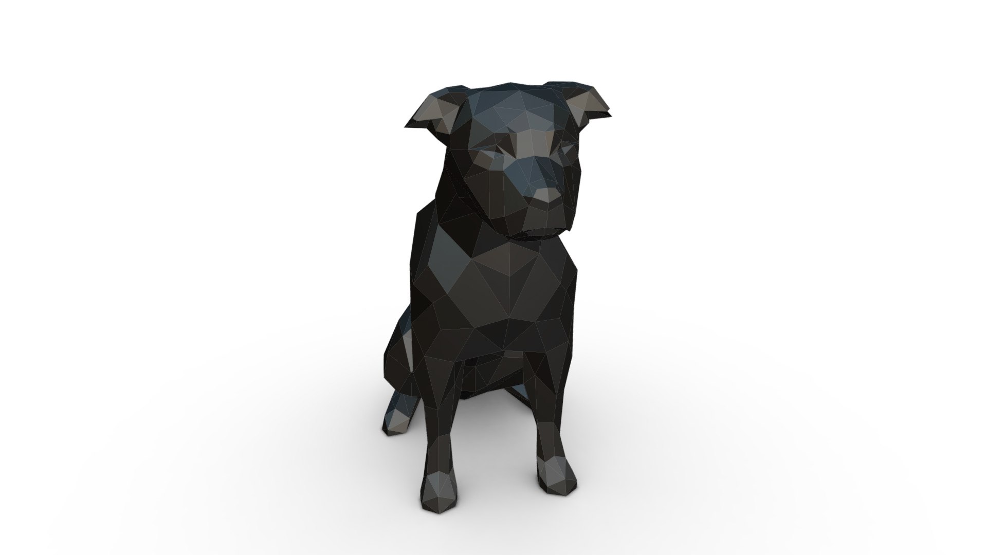 3D Model American Staffordshire Terrier Figure - TurboSquid 1835311